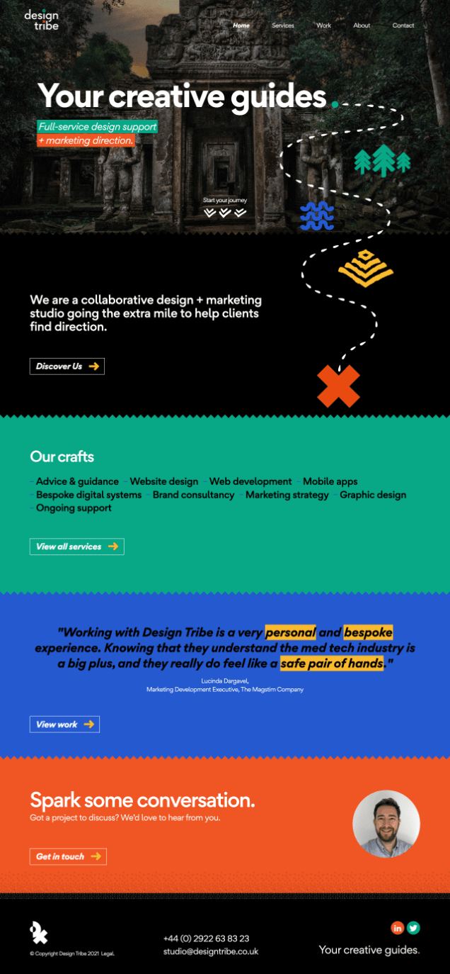 Design Tribe Bespoke Website Development - Arkay Digital